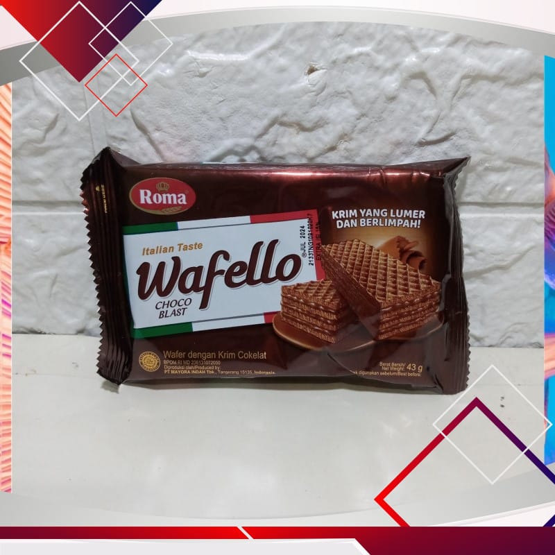 Roma Wafer Wafello Chocoblast 43gr . – Toko Sembako Murah Depok ...