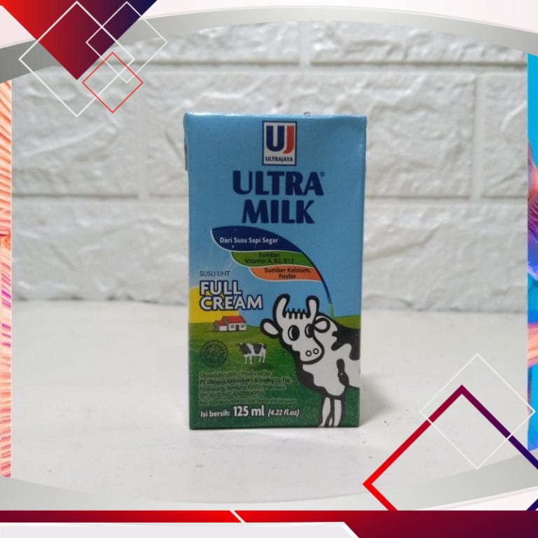 Ultra Milk Susu UHT Rasa Full Cream 125ml . – Toko Sembako Murah Depok ...