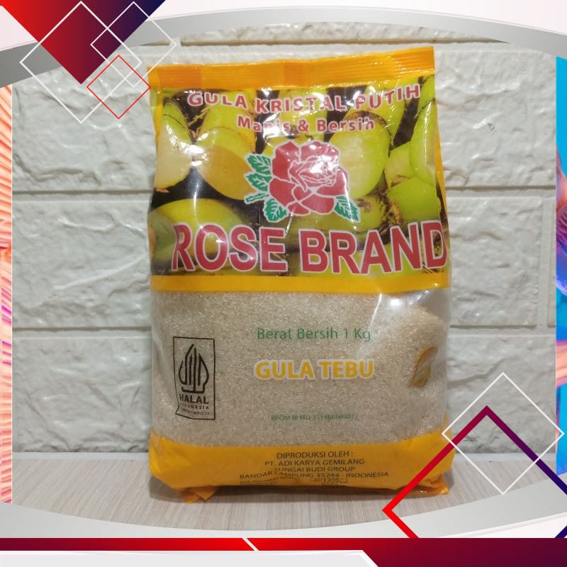 Rose Brand Gula Tebu Kuning 1kg . – Toko Sembako Murah Depok – Grosir ...