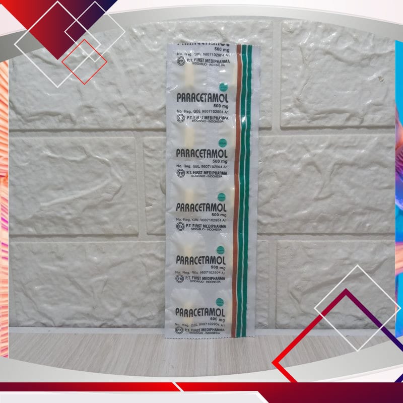 Paracetamol 1 Strip Isi 10 Tablet x 500mg . – Toko Sembako Murah Depok ...
