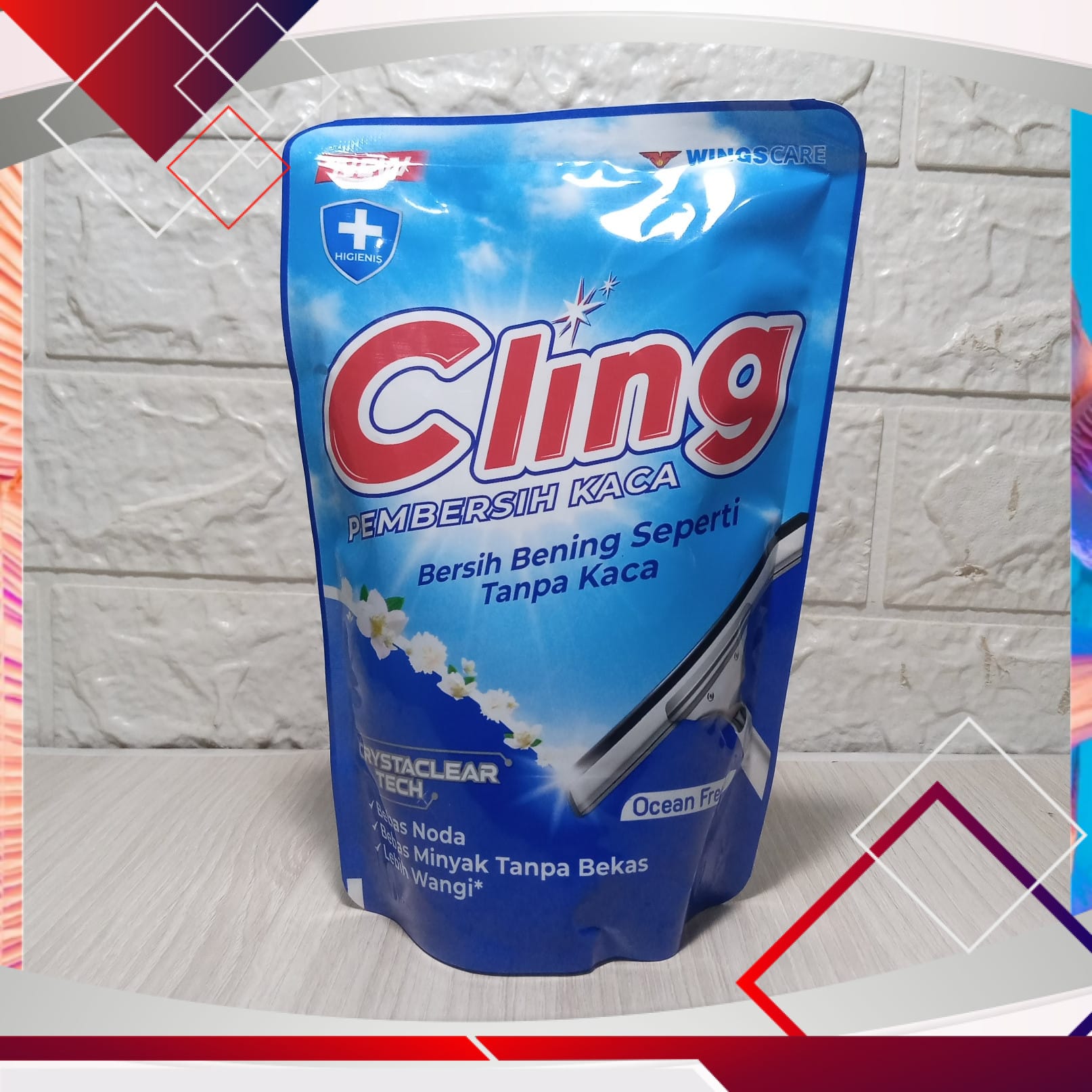 Cling Refill Pembersih Kaca Ocean Fresh 400ml . – Toko Sembako Murah ...